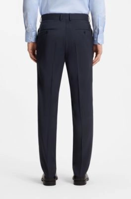 BOSS Two-piece Slim-fit Suit In Virgin Wool