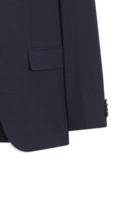BOSS Two-piece Slim-fit Suit In Virgin Wool