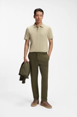 BOSS Modern-fit Pants In Stretch Twill