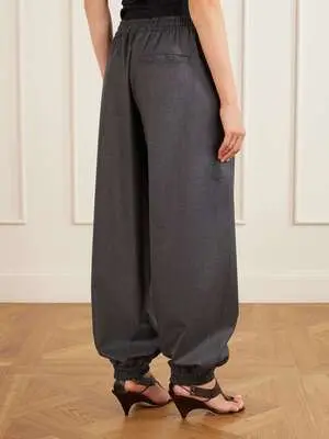 RÓHE Virgin Wool Wide-leg Balloon Pants