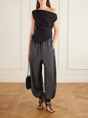 RÓHE Virgin Wool Wide-leg Balloon Pants - Gray