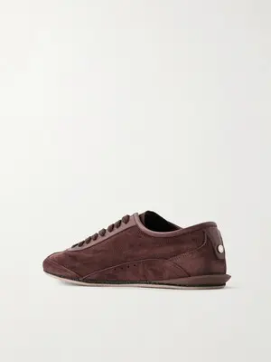 Dolce & Gabbana Suede And Leather Trimmed Sneakers