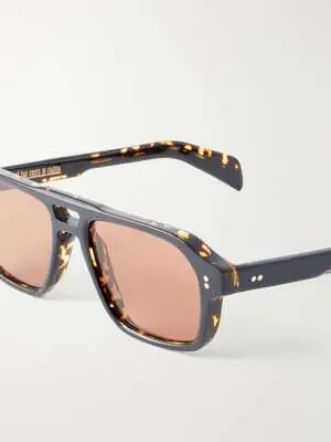 CUTLER AND GROSS Navigator Aviator-style Acetate Sunglasses
