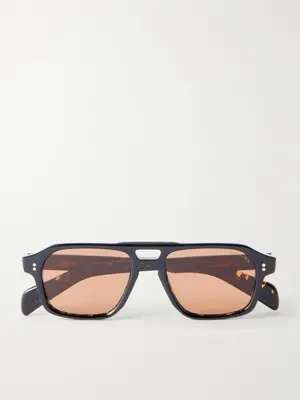 CUTLER AND GROSS Navigator Sunglasses - Tortoiseshell