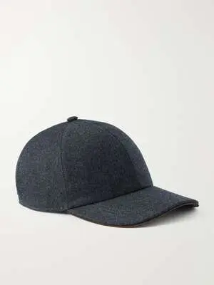 Canali Logo-appliquéd Wool Cap