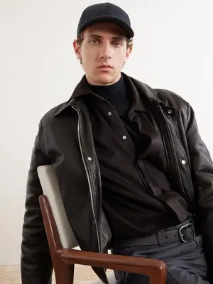 Canali Logo-appliquéd Wool Cap