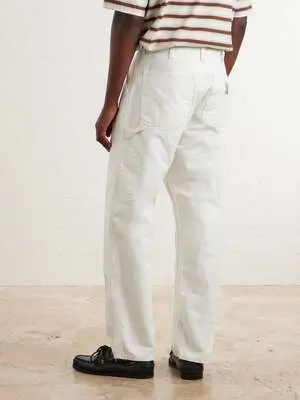 Carhartt Work In Progress Double Knee Straight-leg Cotton-canvas Carpenter Trousers