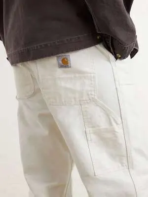 Carhartt Work In Progress Double Knee Straight-leg Cotton-canvas Carpenter Trousers