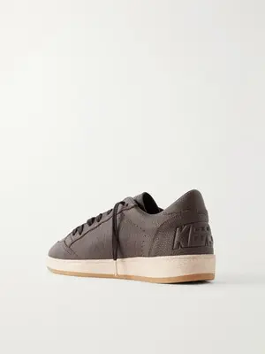 GOLDEN GOOSE Ball Star Distressed Leather Sneakers