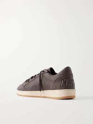 GOLDEN GOOSE Ball Star Distressed Leather Sneakers