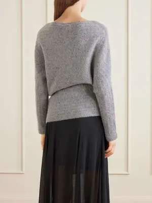 RUOHAN Selva Cashmere-blend Sweater - Light Gray