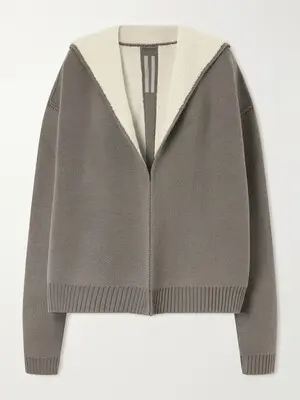 Rick Owens Reversible Knitted Wool-blend Cardigan
