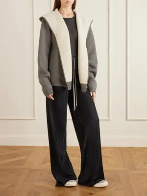 Rick Owens Reversible Knitted Wool-blend Cardigan