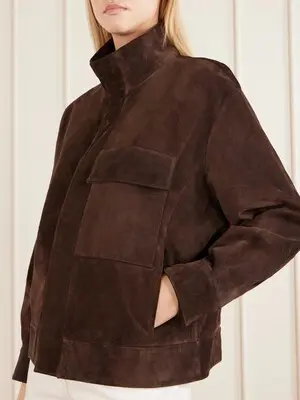 NILI LOTAN Cirque Suede Jacket