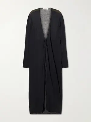 RUOHAN Savai Cotton-gauze Maxi Dress - Black