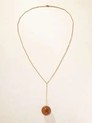 Marisa Klass 18-karat Yellow Gold And Quartz Necklace