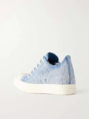 Rick Owens Ramones Calf-hair And Leather Sneakers