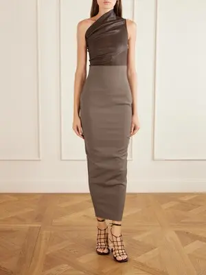 Rick Owens Stretch-wool Blend Midi Skirt