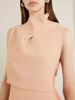 Maticevski Lash" Cape-effect Midi Dress