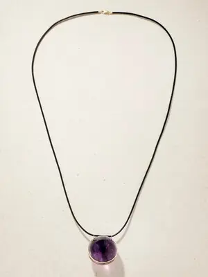 Marisa Klass 18-karat Gold And Amethyst Necklace