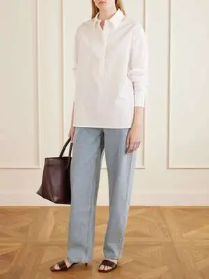 Loulou De Saison Samur Organic High-rise Straight-leg Jeans