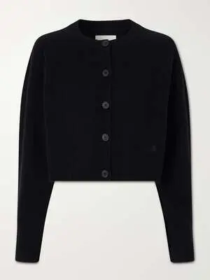 Loulou De Saison Heike Cashmere Cardigan - Black