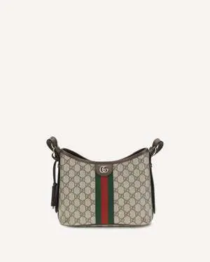 Gucci Small Ophidia Shoulder Bag - Beige