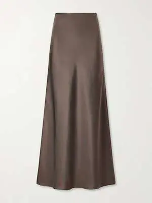 Loulou De Saison Eli Silk Maxi Skirt