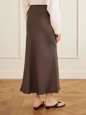 Loulou De Saison Eli Silk Maxi Skirt