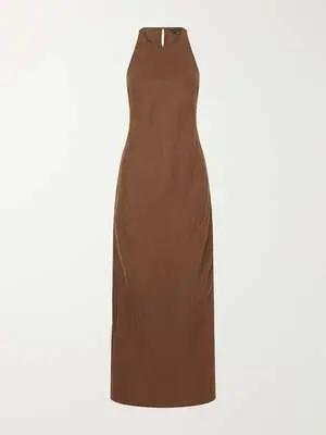 JAMES PERSE Linen Maxi Dress - Brown