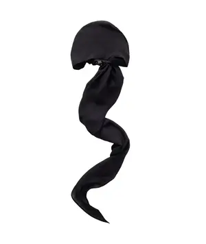 JENNIFER BEHR Kamryn Silk-georgette Headwrap - Black
