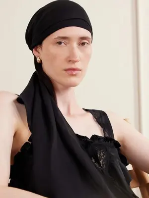 JENNIFER BEHR Kamryn Silk-georgette Headwrap