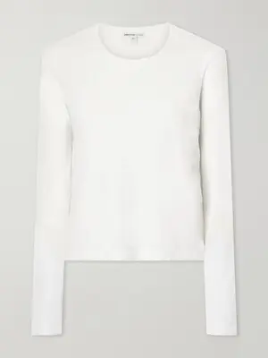 JAMES PERSE Cotton-jersey T-shirt - White