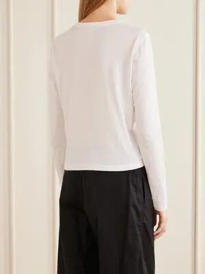 JAMES PERSE Cotton-jersey T-shirt - White