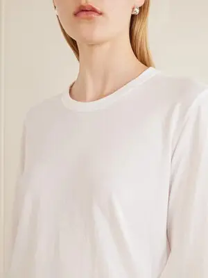 JAMES PERSE Cotton-jersey T-shirt - White