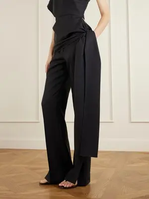 HEIRLOME Marianne Asymmetrical One-shoulder Silk Top