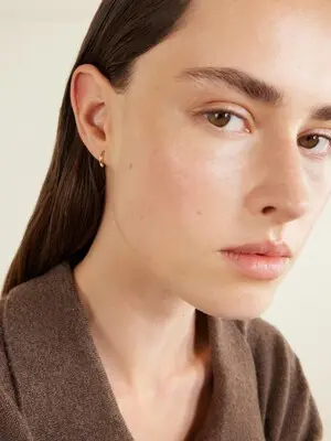 David Yurman Mercer Hoop Earrings In 18k Yellow