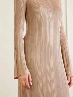 Gabriela Hearst Atira Silk-knitted Maxi Dress