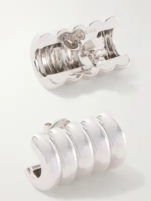 DEHANCHE Hollyhock Large Earrings - Silver