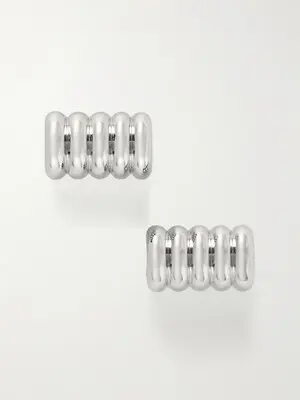 DEHANCHE Hollyhock Large Earrings - Silver