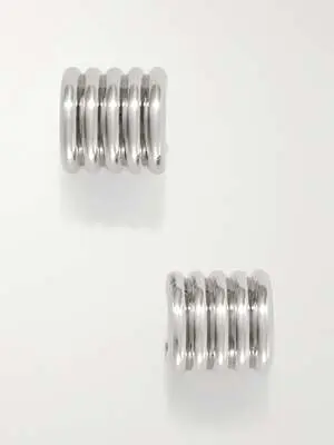DEHANCHE Hollyhock -toned Earrings - Silver