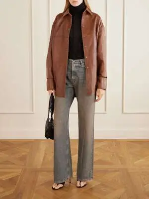 HAIKURE Victoria Leather Shirt