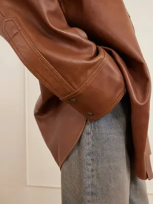HAIKURE Victoria Leather Shirt