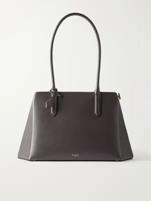 Alaïa Prisme Leather Shoulder Bag - Brown