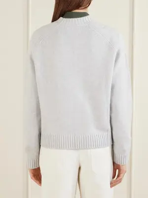 TWP New Jill Ribbed-detail Cashmere-knitted Sweater
