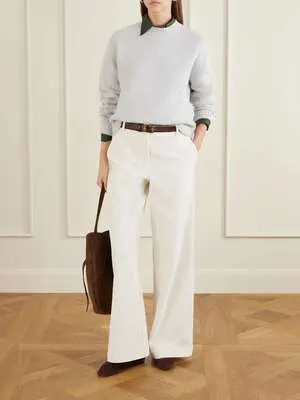 TWP New Jill Ribbed-detail Cashmere-knitted Sweater