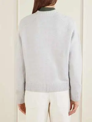 TWP New Jill Ribbed-detail Cashmere-knitted Sweater