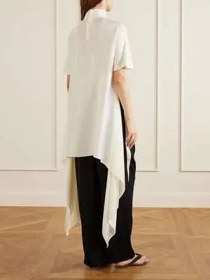 Alaïa Asymmetric Cady Blouse