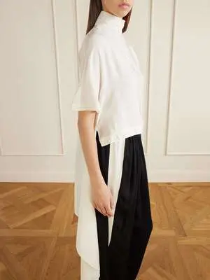 Alaïa Asymmetric Cady Blouse