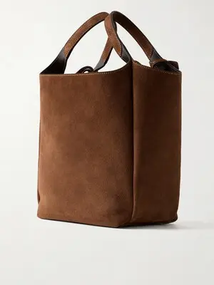 TOD'S Suede Bucket Bag - Brown
